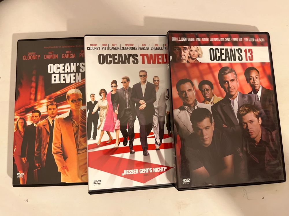 Ocean’s Eleven, Twelve, Thirteen, DVD 📀 (Neu (gemäss Beschreibung)) in ...