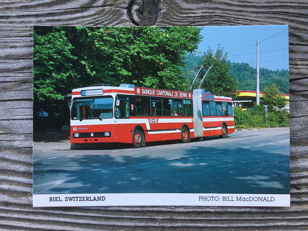 AK Trolleybus Saurer Autobus Postauto Biel Volvo | Kaufen auf Ricardo AK Trolleybus Saurer Autobus Postauto Biel Volvo | Kaufen auf Ricardo