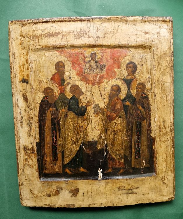 Heiligen - Ikone Russland 18 Jh. Tempera HxB 40/26 cm | Kaufen auf Ricardo