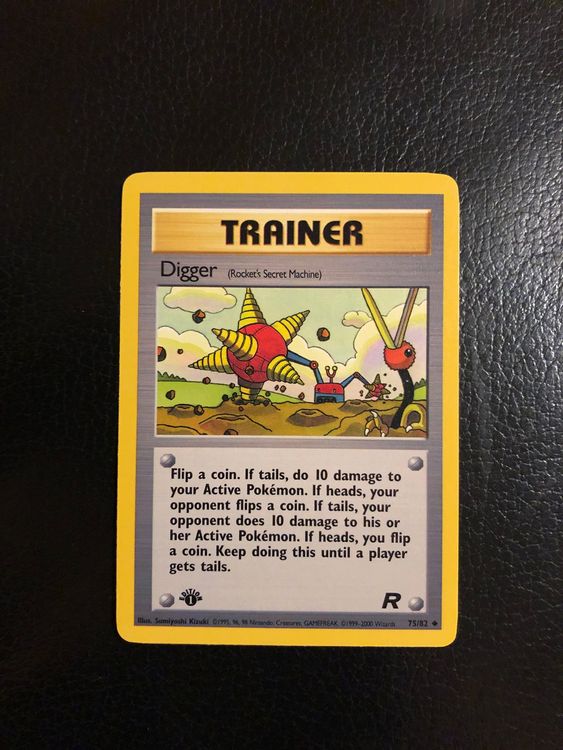Team Rocket Digger 75/82 1st edition Ab 1 | Kaufen auf Ricardo