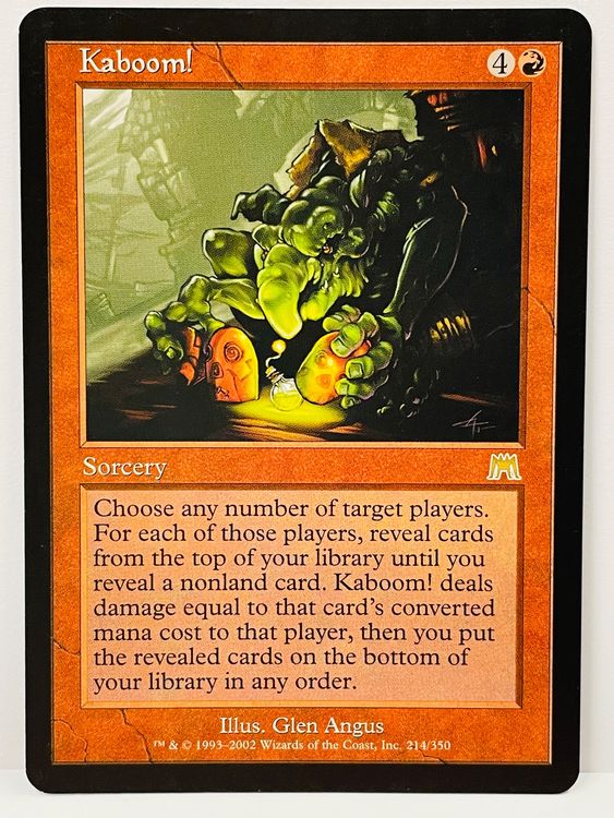 MTG - Kaboom! (Gebraucht) in Reinach BL für CHF 0.5 – mit Lieferung auf ...