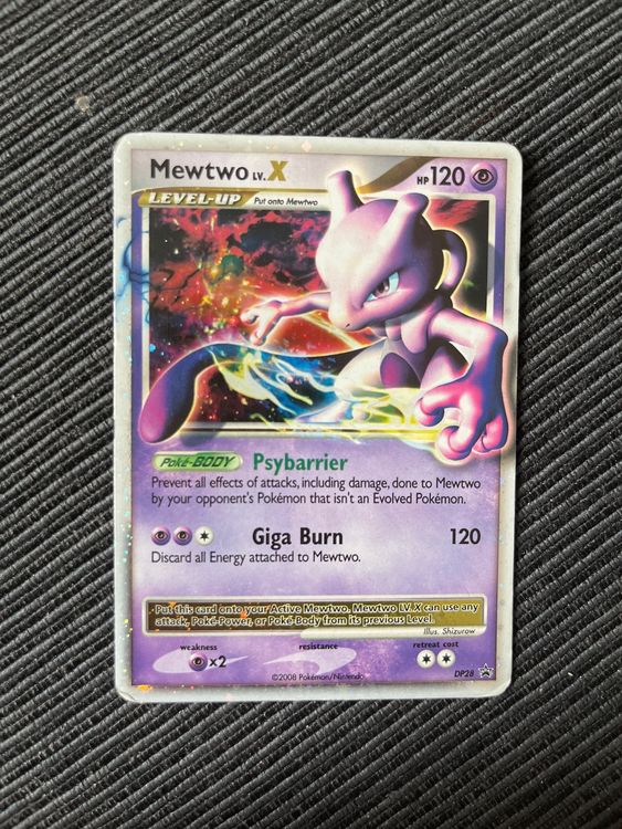 Pokemon Mewtwo LV X Promo DP28 Diamond Pearl (Gebraucht) in Wabern für ...
