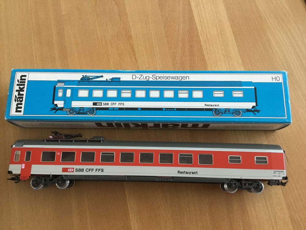 Märklin H0 Speisewagen SBB CFF FFS 4217 OVP (Gebraucht) in Kerzers für CHF 14 – mit Lieferung ...