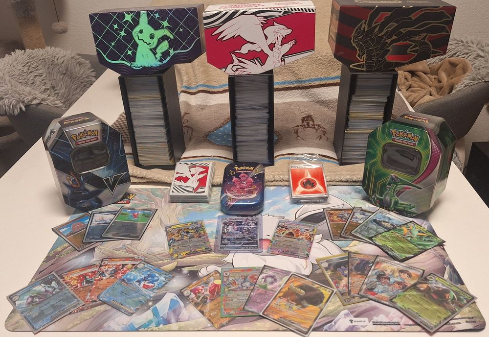 🔥 Pokémon Karten Sammlung 1500 + mit Tins & Holos 🔥 (Gebraucht) in ...