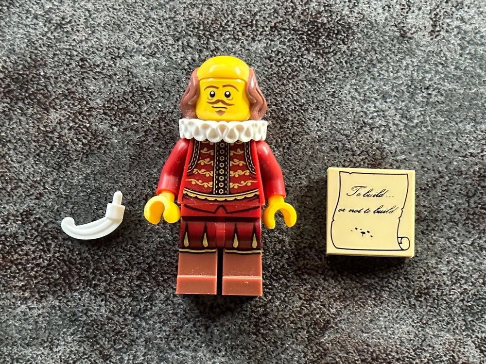 William Shakespeare - Lego Minifigur Figur | Kaufen auf Ricardo