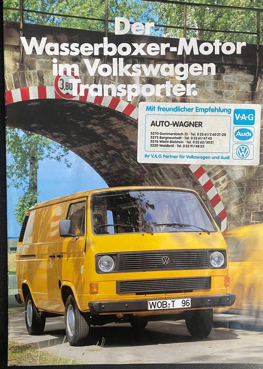 VW Der Wasserboxer 1982 (Gebraucht) in Schwadernau für CHF 29.9 – mit ...