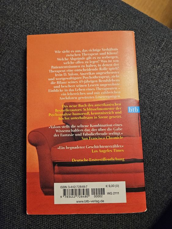 Irvin D. Yalom - Der Panama-Hut: Lesespass für den Herbst! (Gebraucht ...