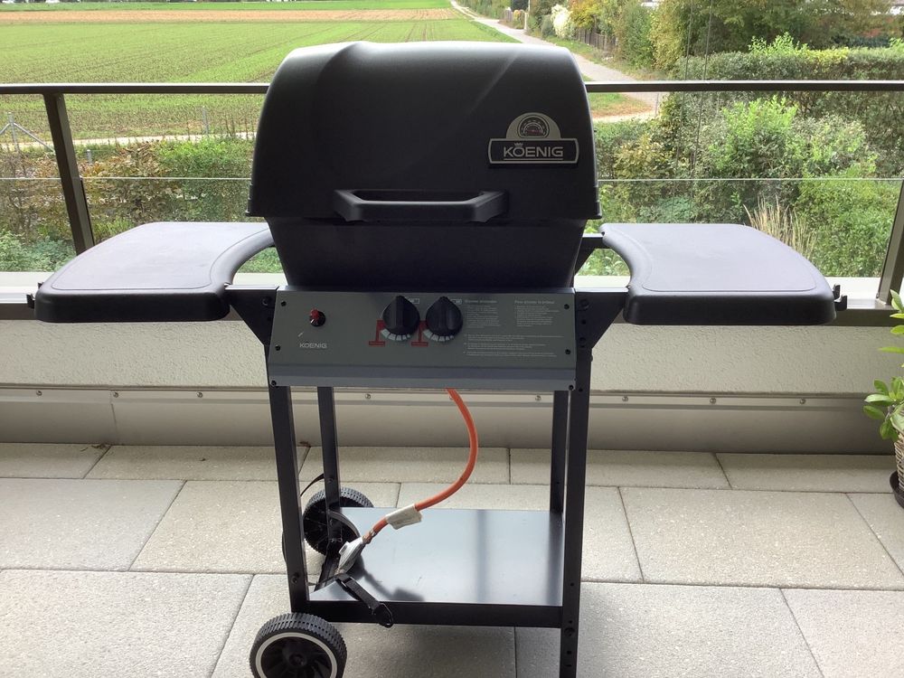 KOENIG Gasgrill Compact Pro 08152 mit Abdeckhaube | Kaufen auf Ricardo