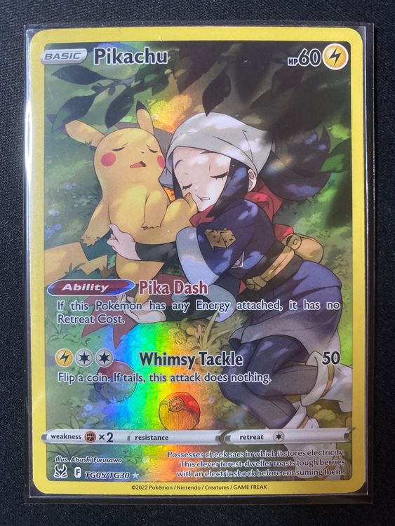 Pikachu TG05 - Illustration Rare - Lost Origin - EN (Neu (gemäss ...