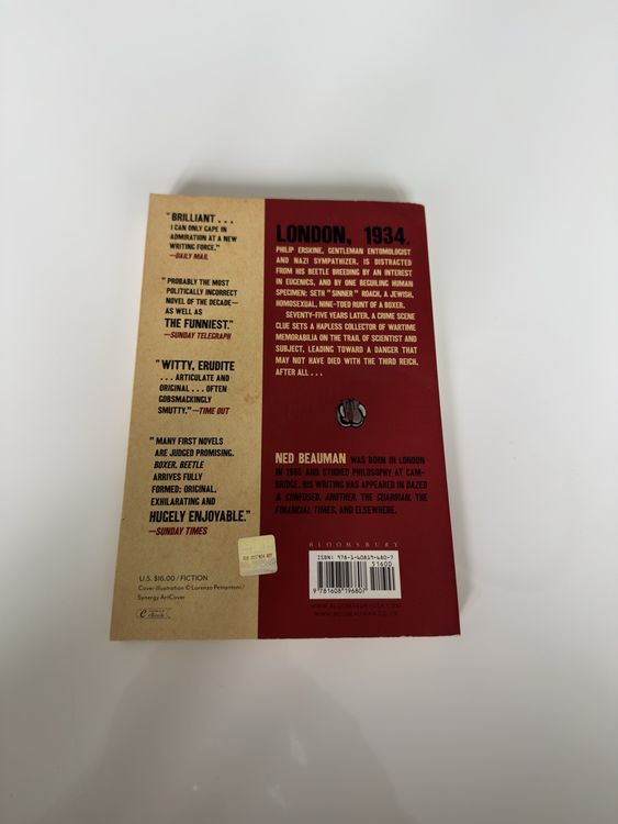 Boxer Beetle von Ned Beauman - Spannende Lektüre! (Gebraucht) in Kloten ...