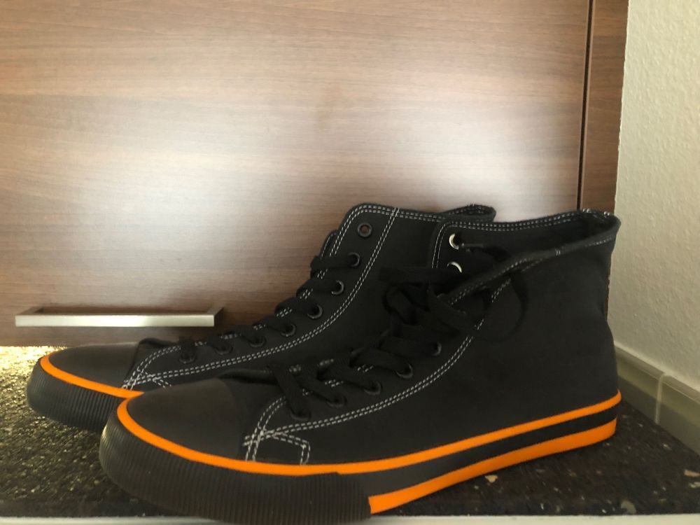 Harley Davidson NATHAN - Sneaker high - black (Neu (gemäss Beschreibung ...