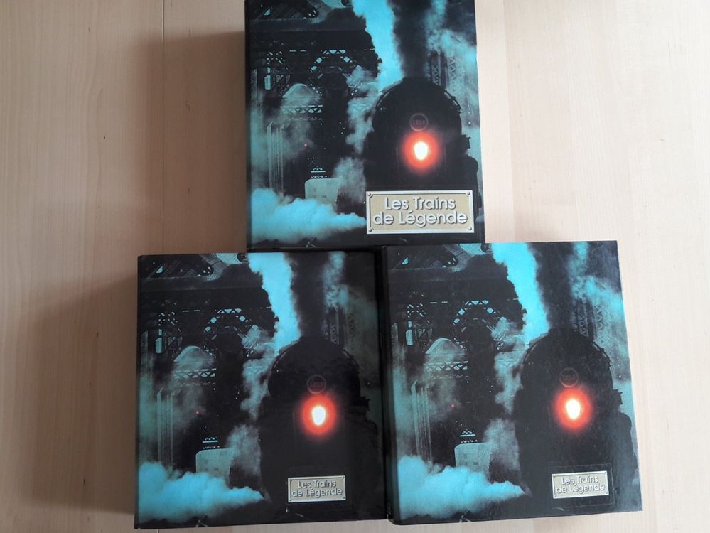 3 classeurs "Trains de légende" des éditions Atlas (D'occasion) à ...