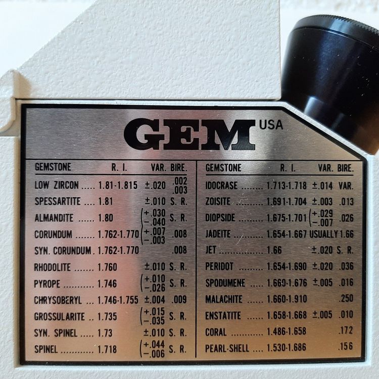 Duplex II Refractometer + GIA GEM Lamp (Gebraucht) in Fribourg für CHF ...