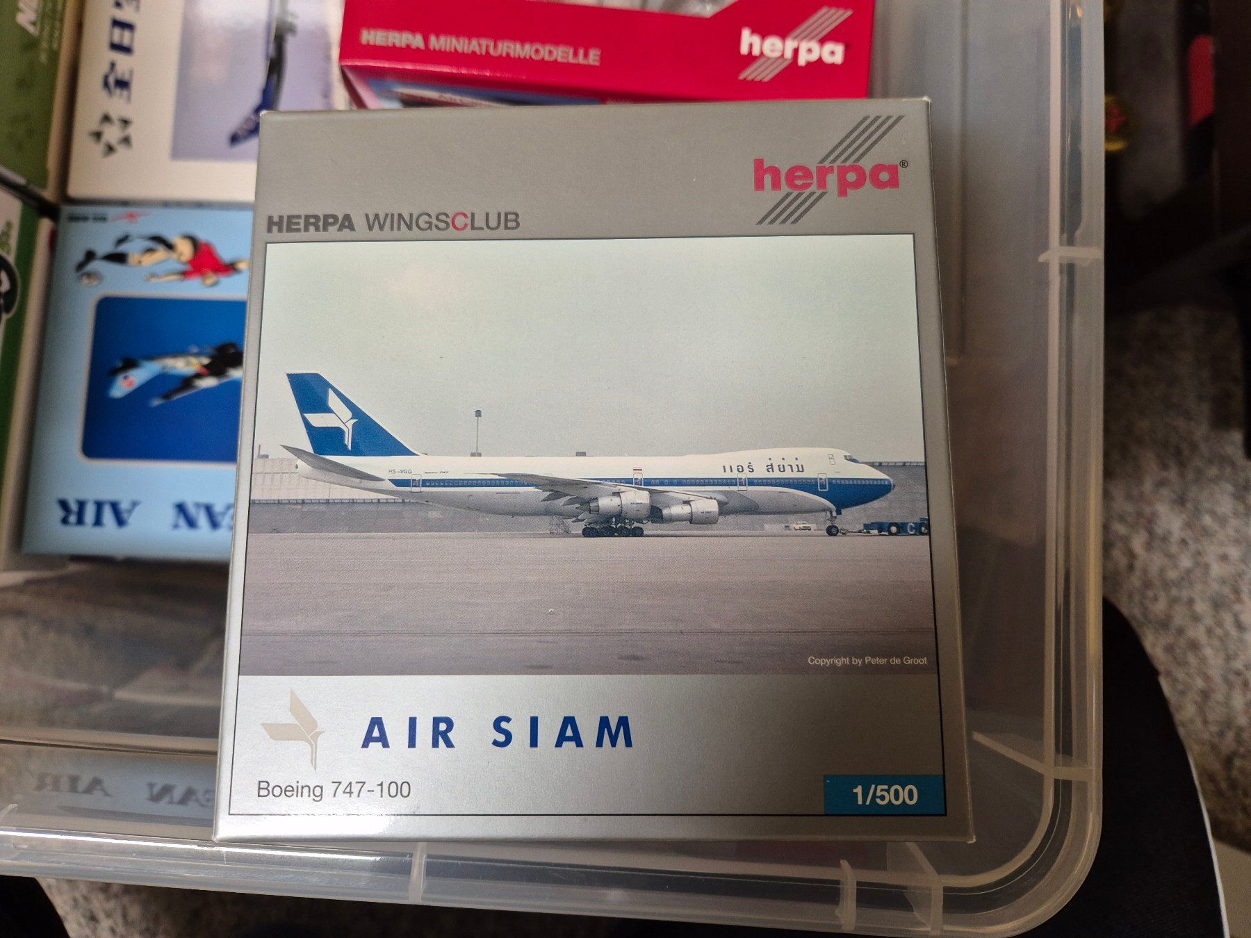 Herpa Wings 1:500, Air Siam Boeing 747-100 (Neu (gemäss Beschreibung ...