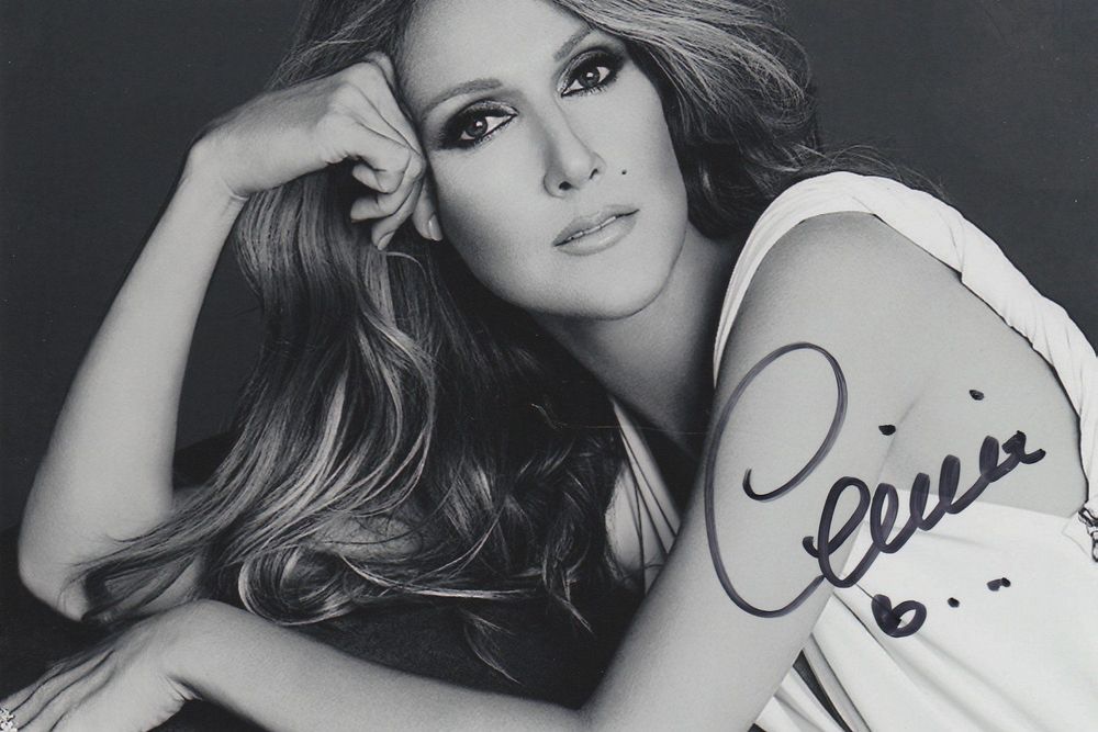 CELINE DION / Autographe Original. (Gebraucht) in Janaillat Limousin ...