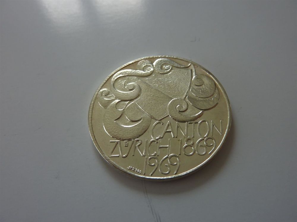 Silbermedaille :100J. Zürcher Verfassung | Kaufen auf Ricardo