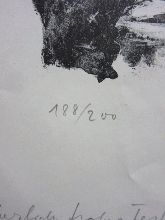 GEO BRETSCHER LITHOGRAPHIE SIGNIERT NUMMERIERT (Gebraucht) in Gersau für CHF 48 – mit Lieferung ...