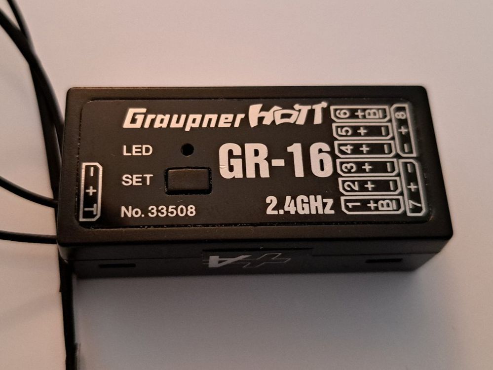 Graupner GR-16 HoTT Empfänger 2.4GHz - Top Zustand! #3 (Gebraucht) in ...