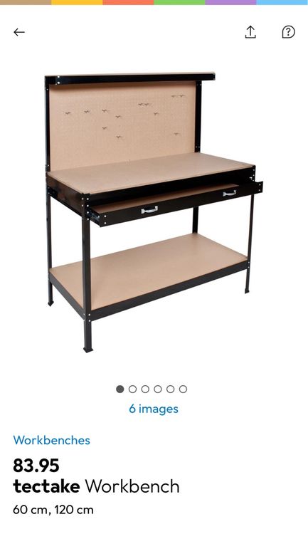 Spacious Workbench with Storage (Gebraucht) in Oberwil BL für CHF 10 – nur Abholung auf Ricardo ...