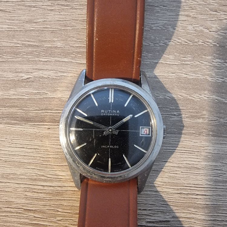 Montre Rutina Datomatic Vintage (Gebraucht) in Chessel für CHF 40 – mit ...