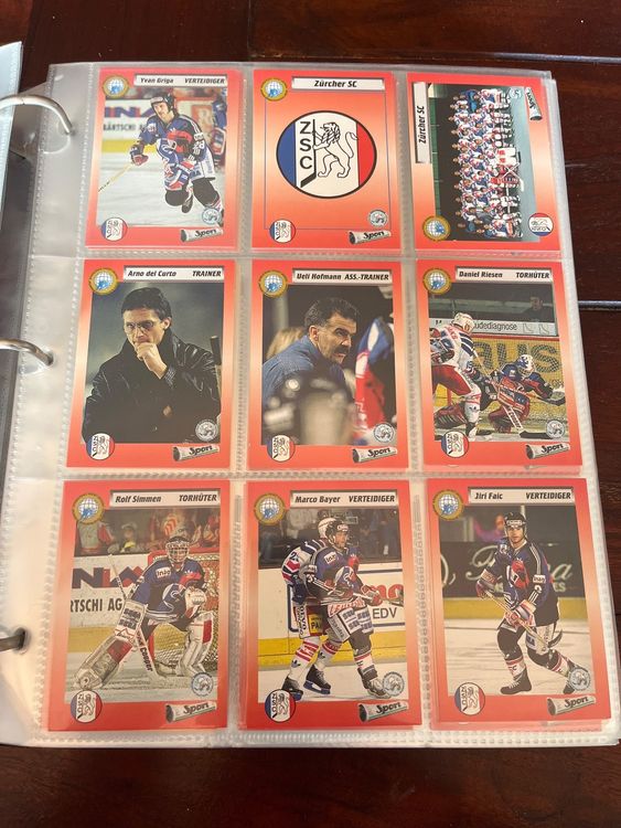ZSC Lions Sammelkarten Player Trading Cards 1993/94 (Gebraucht) in ...