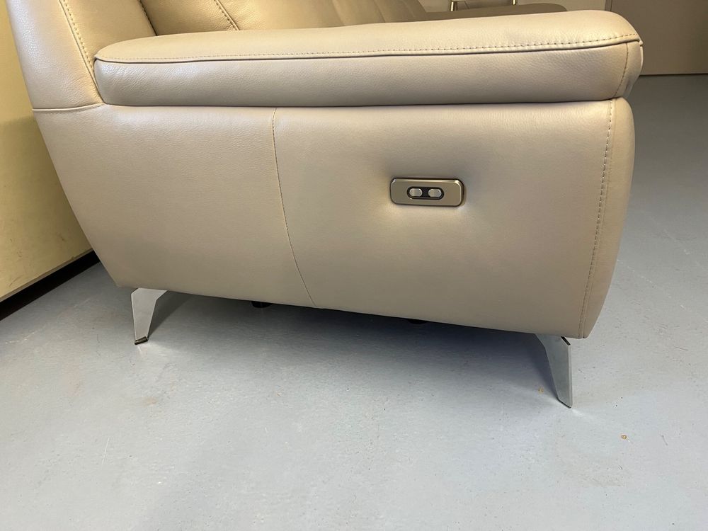 Elektrisch verstellbares 2er Sofa Leder | Kaufen auf Ricardo