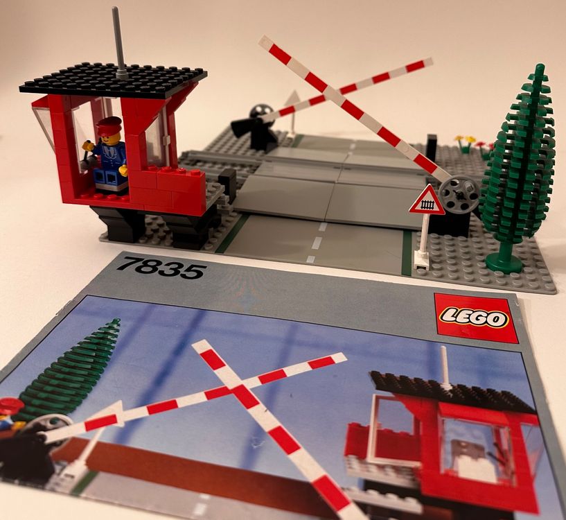 Vintage LEGO Eisenbahn 12V 7835 "Manual Road Crossing" ab1 (Gebraucht ...