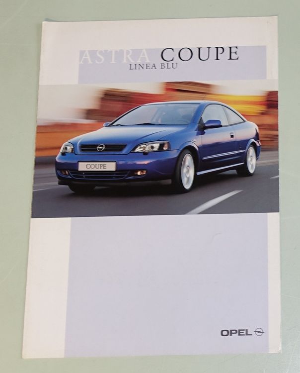 2001 Opel Astra Coupé Linea Blue Prospekt (Gebraucht) in Wiebelskirchen für CHF 2.9 – mit ...
