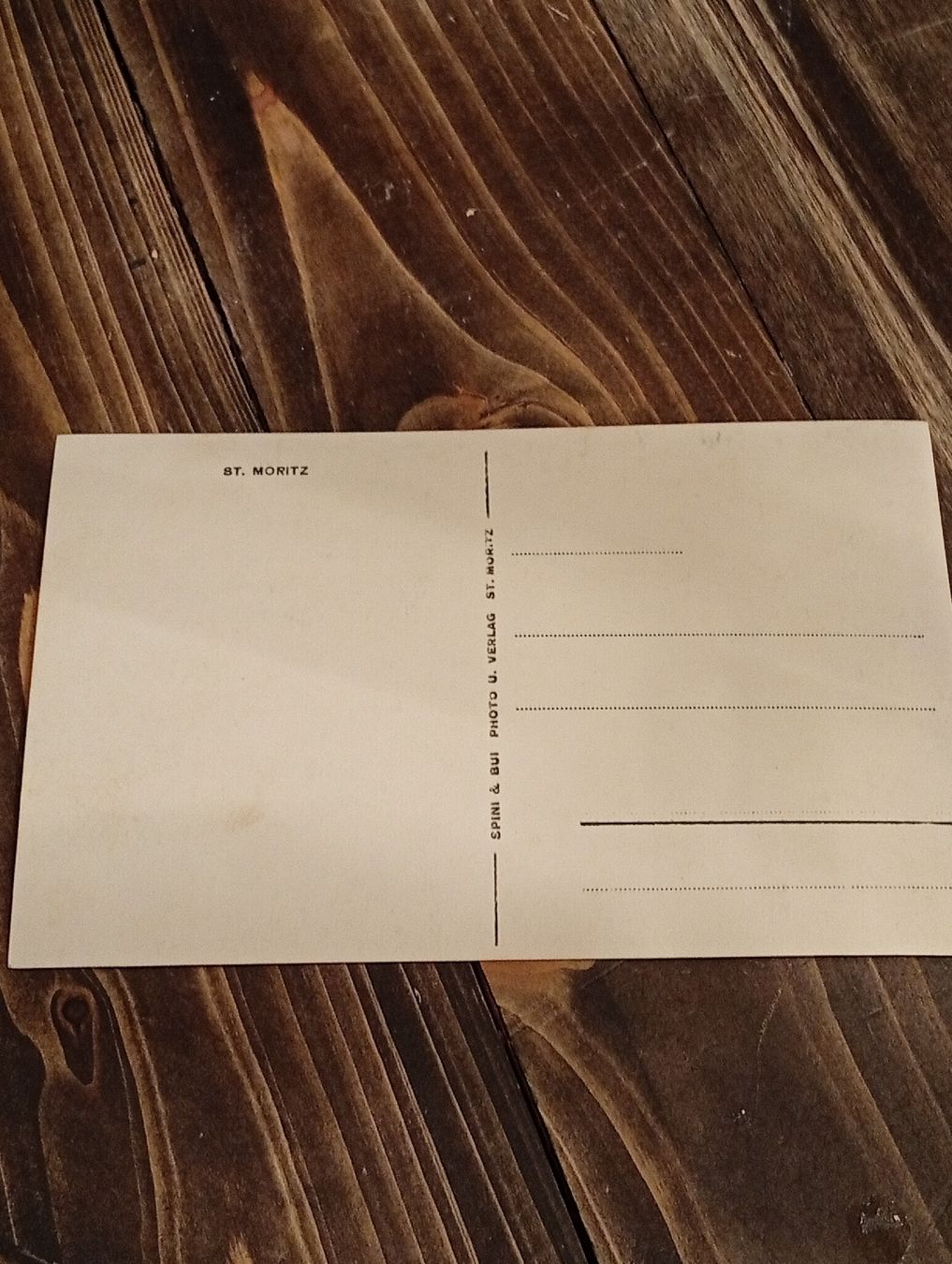 Antike Postkarte von St. Moritz Dorf, Graubünden, Top! (Gebraucht) in ...