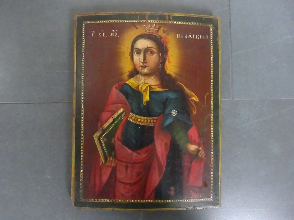 Antike Ikone Russland / hl. PARASKEVA (Gebraucht) in Oetwil am See für CHF 700 – mit Lieferung ...