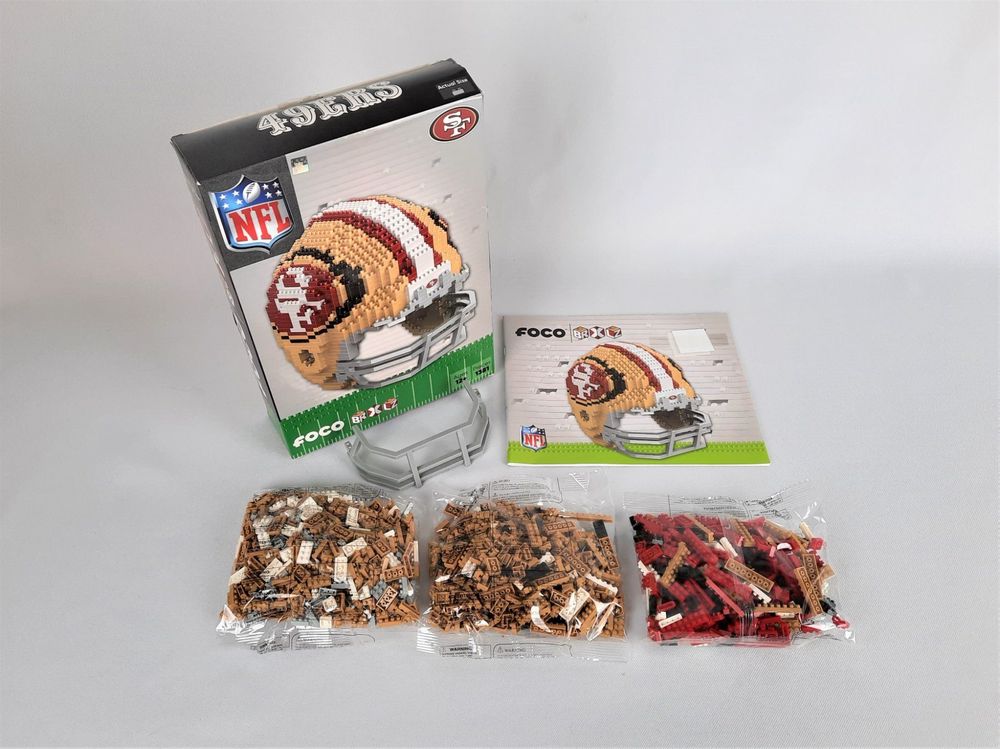FOCO BRXLZ San Francisco 49ers 3D Helm Bausatz - NFL (Neu (gemäss ...