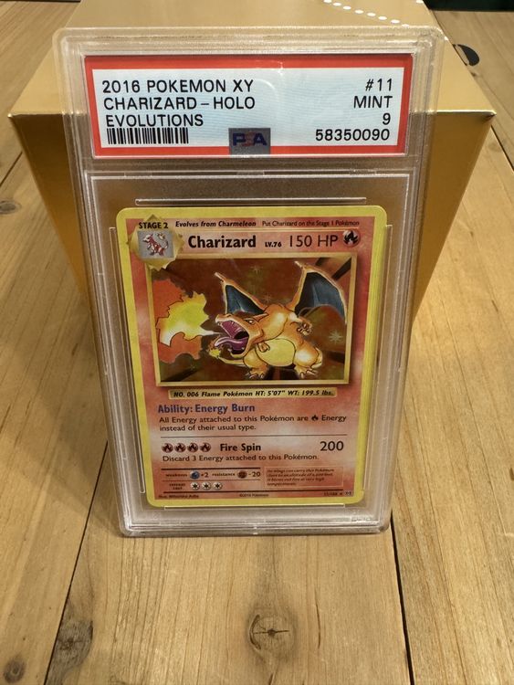 2016 Pokemon XY Evolutions Charizard Holo #11 PSA 9 | Kaufen auf Ricardo