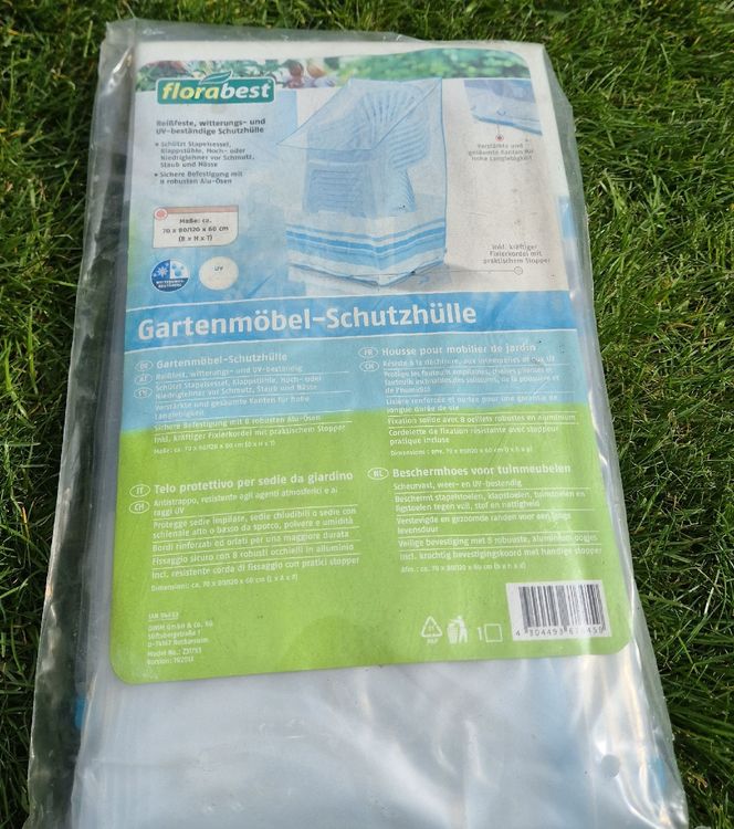 Gartenmöbel-Schutzhülle neu in OVP 70x80/120x60 (Neu und originalverpackt) in Heerbrugg für CHF ...