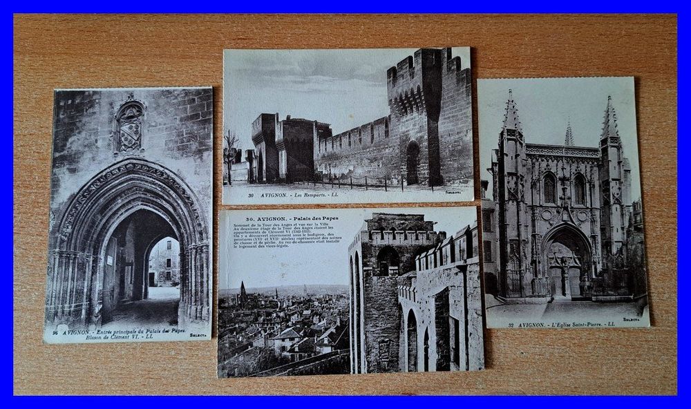 4 cartes postale ancienne d'Avignon | Kaufen auf Ricardo