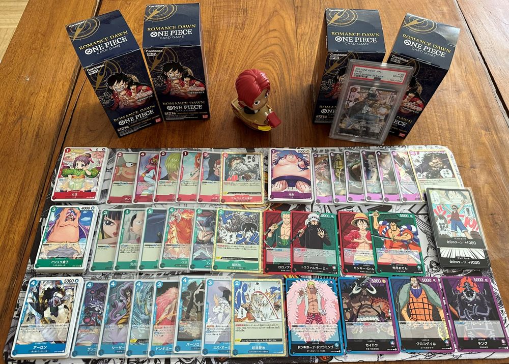 One Piece OP01 TCG C, UC, L, R & 12 Don JPN (Neu (gemäss Beschreibung)) in Gland für CHF 30 ...