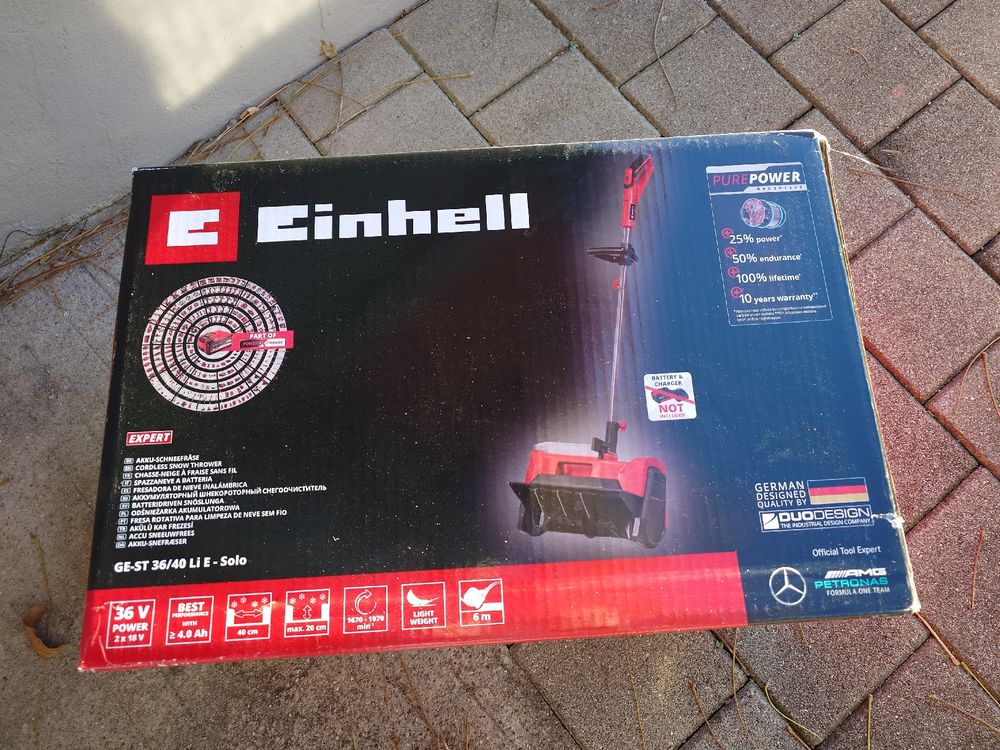 Einhell Akku-Schneefräse GE-ST 36/40 !! NEU!! Mit Garantie (Neu und originalverpackt) in Wil SG ...
