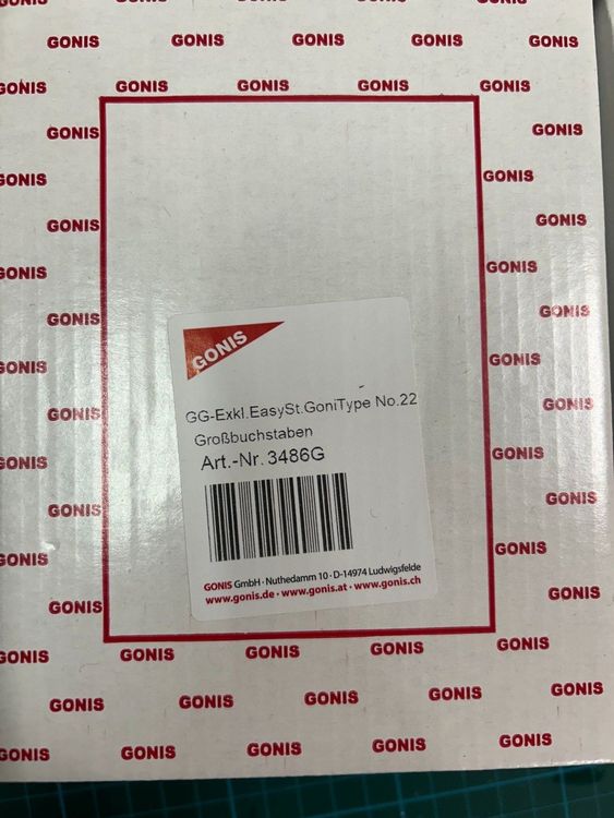 Gonis Easy Stamp Alphabet (Neu (gemäss Beschreibung)) in Jona für CHF ...
