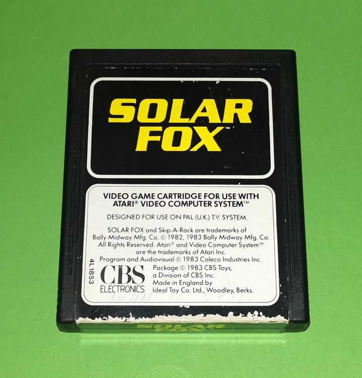Solar Fox - für ATARI 2600 (Gebraucht) in Degersheim für CHF 5 – mit ...
