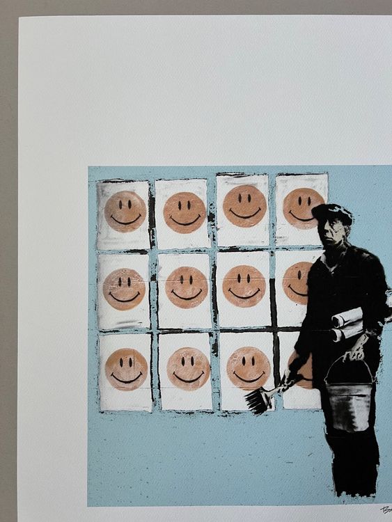 Banksy « Smiley Face Posters » XL VERSION 61/150 (Neu (gemäss ...