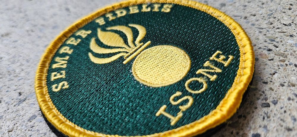 Badge Rund Grenadier Isone Semper Fidelis mit klett *** | Kaufen auf ...