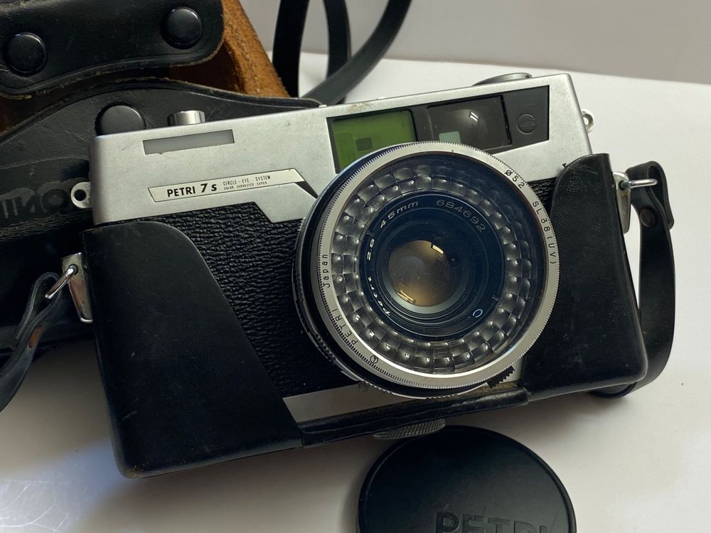 Petri 7 S - Analogkamera 35 mm - mit Ledertasche - 1962 (Gebraucht) in ...