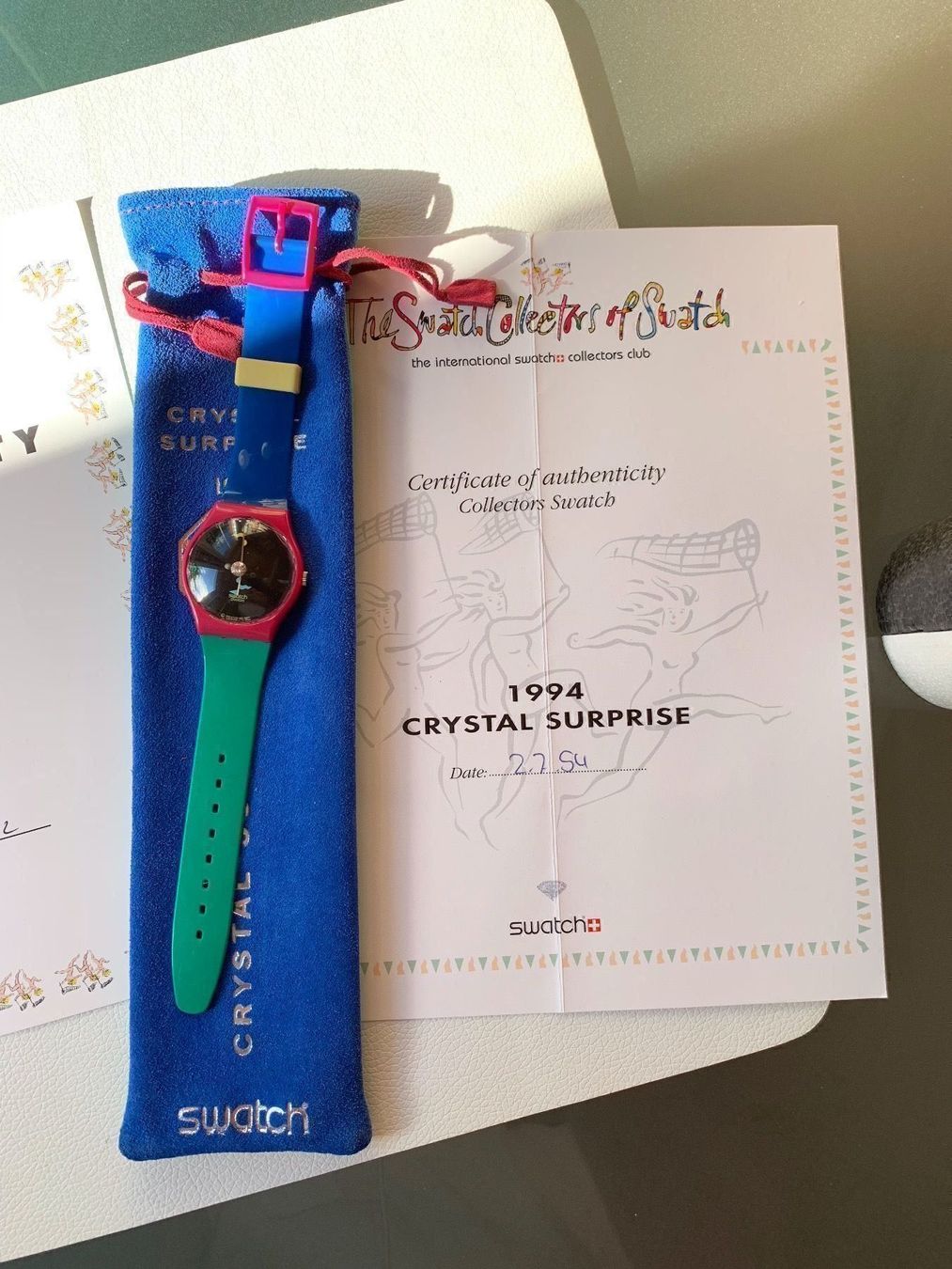 SWATCH *CRYSTAL SURPRISE* GZ129*1994*Neu und COLLECTOR (Neu und ...