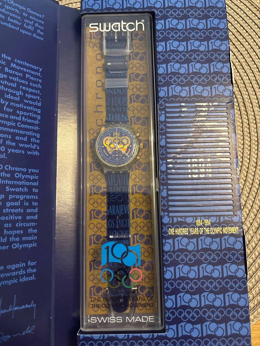 Swatch Chrono Olympic 100 ans - Édition Limitée Rare! (Neu und ...
