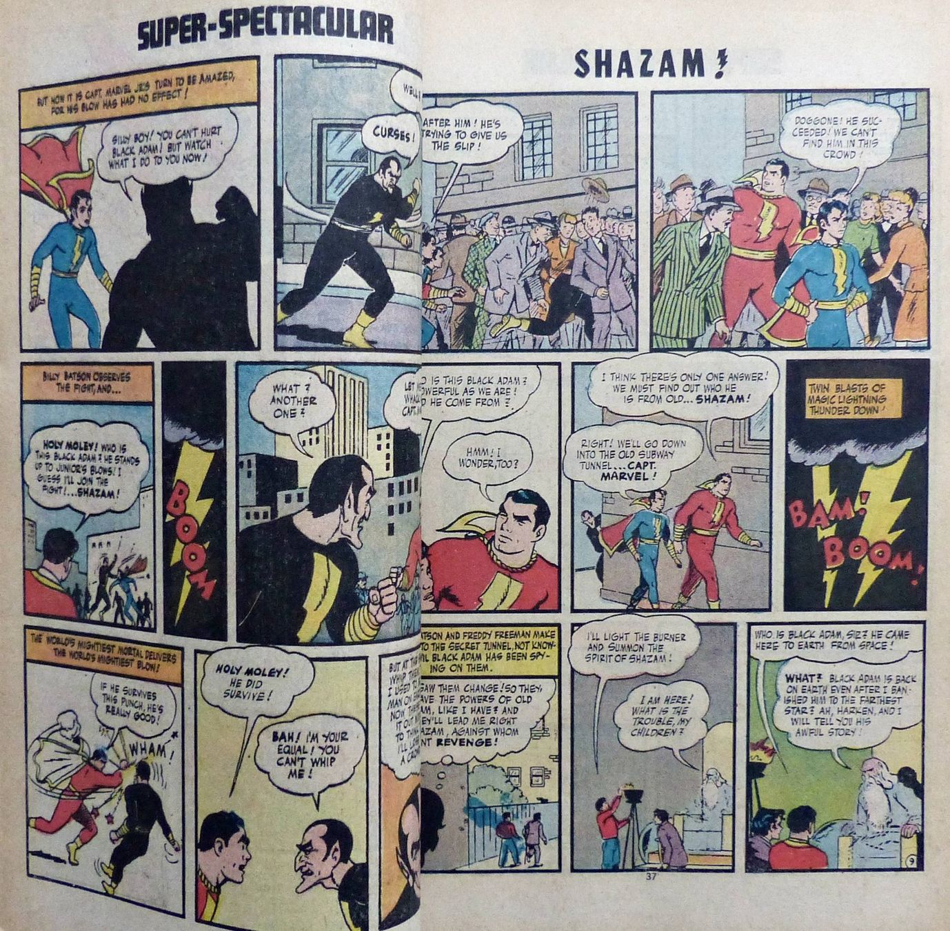 SHAZAM #8 🔑 KEY BLACK ADAM 100 SUPER SPECTACULAR DC 1973 (Gebraucht) in ...