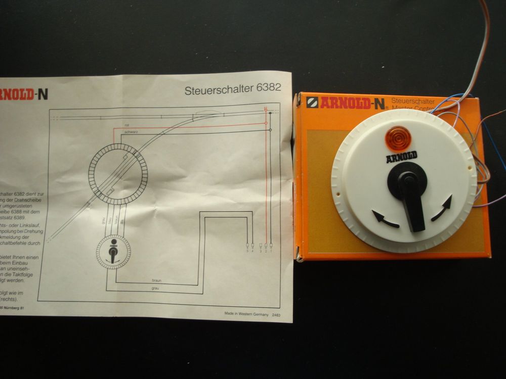 Steuerschalter für ARNOLD Drehscheibe, Art.Nr. 6382 (Neu (gemäss Beschreibung)) in Hitzkirch für ...