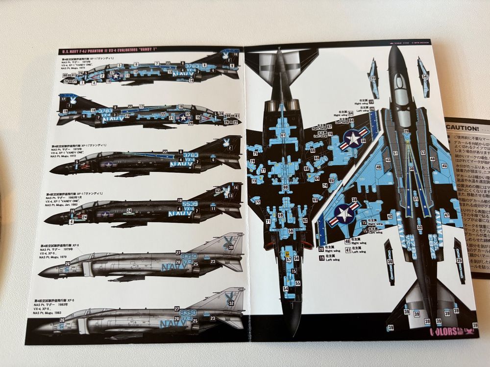 1/144 F-4J PHANTOM II VX-4 EVALATORS VANDY 1 DECALS | Kaufen auf Ricardo