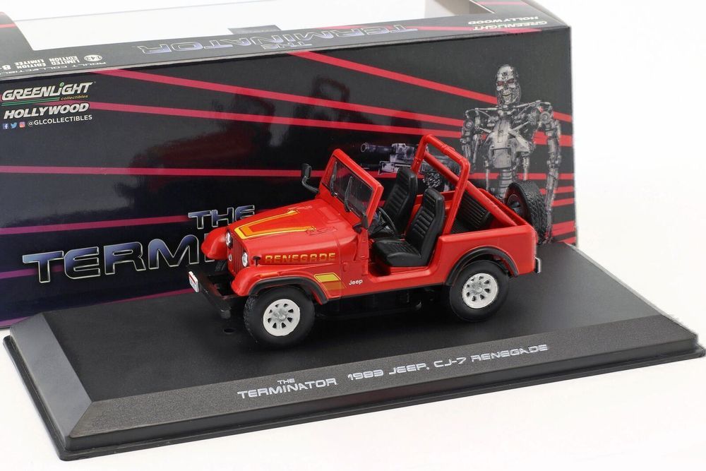 Jeep CJ-7 Renegade 1976-1986 "Film Terminator 1984" rot / (Neu und ...