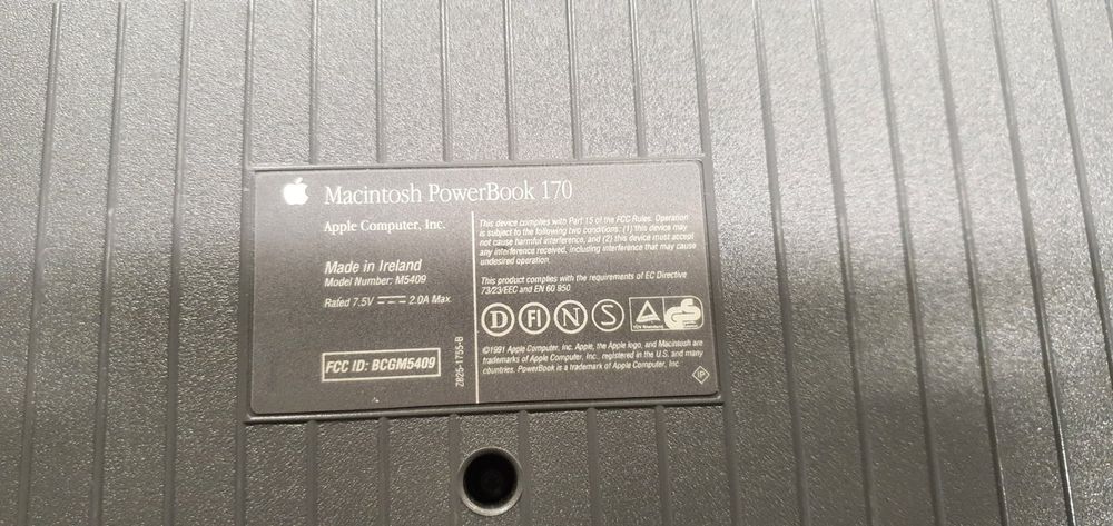 Apple Macintosh PowerBook 170 (Gebraucht) in Wald ZH für CHF 400 – mit ...