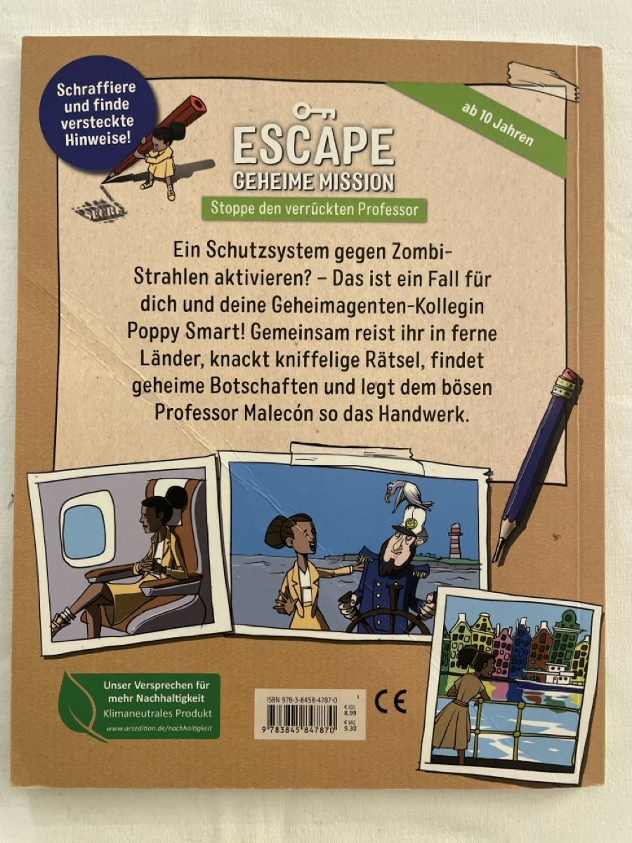 Escape Gamebuch -Geheime Mission für Kinder ab 10 Jahren (Neu (gemäss ...