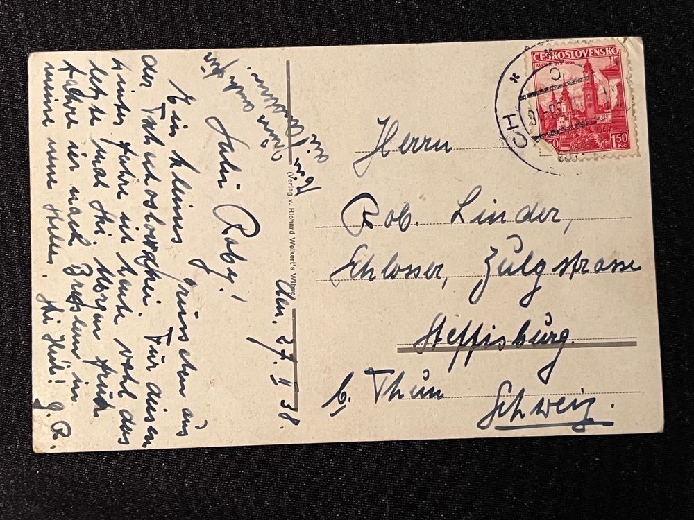 Alte Postkarte Gruss aus der Dreckschänke Breitenbach. | Kaufen auf Ricardo